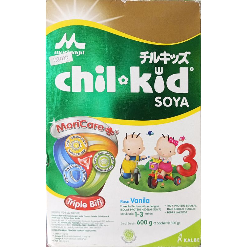 Jual SUSU CHIL KID SOYA 3 RASA VANILA 600g | Shopee Indonesia