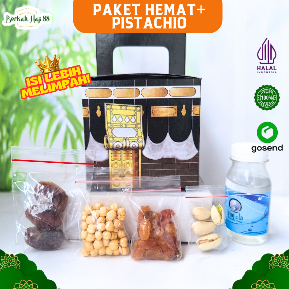 Jual Paket Oleh Oleh Haji dan Umrah Gift Hampers Tas Kabah Air Zamzam ...