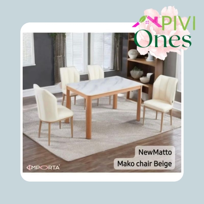 Jual Importa Set Meja Makan + Kursi Importa DS Mako 4K 6K Minimalis ...