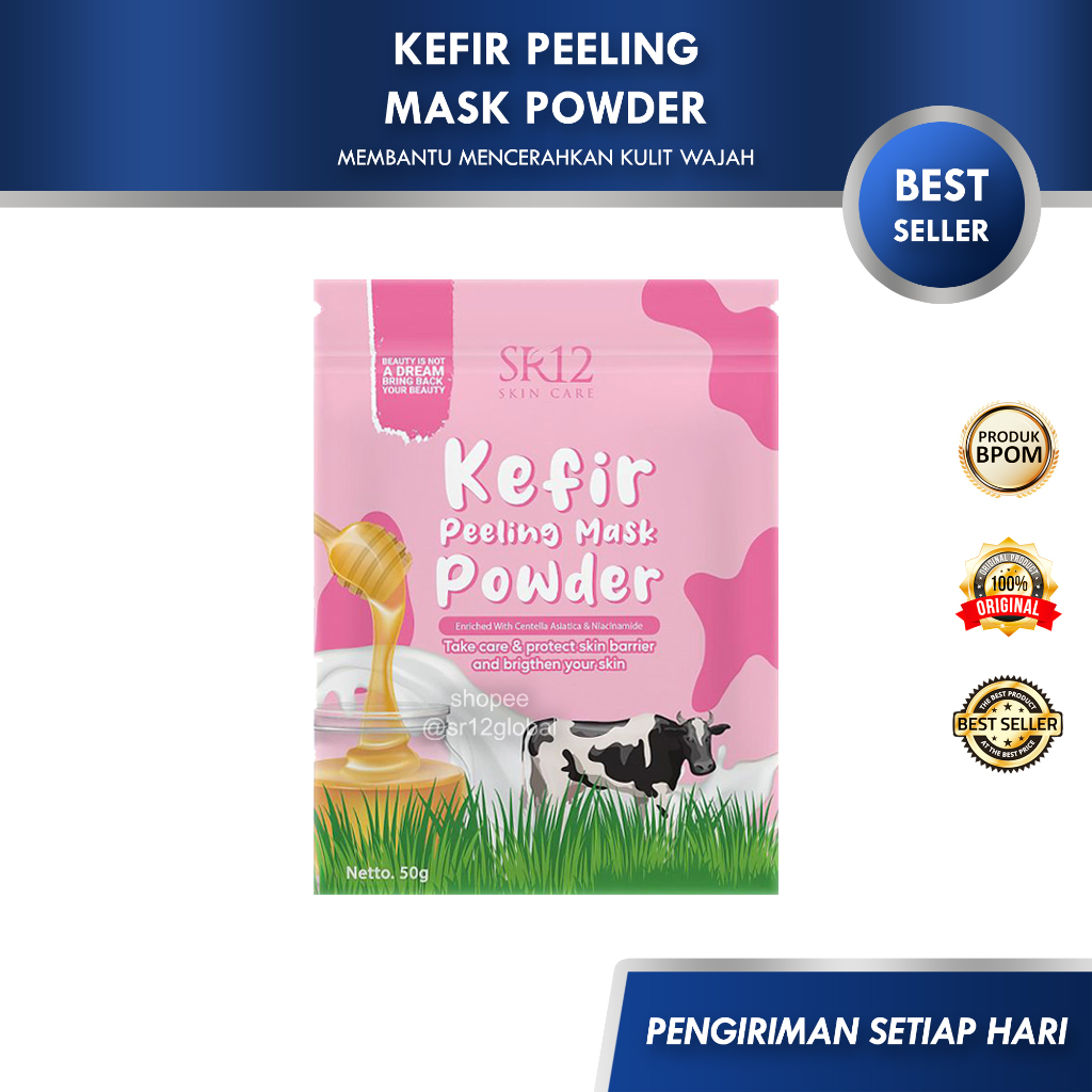 Jual SR12 - Kefir Peeling Mask Powder | Shopee Indonesia