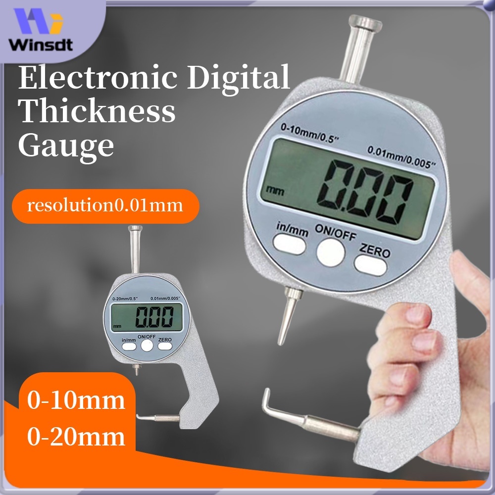 Jual Micrometer Digital Alat Pengukur Ketebalan Thickness Gauge Alat ...