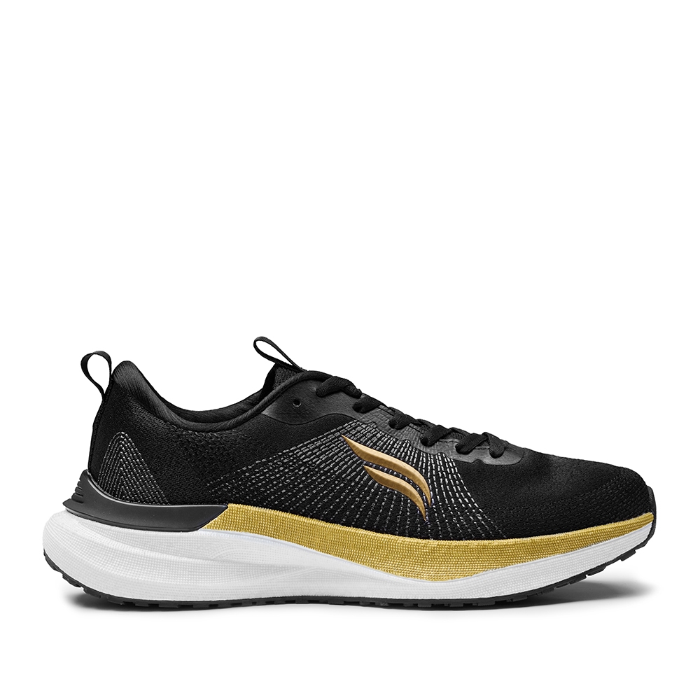 Jual Prabu - Ambara Black Gold Sepatu Sneakers Pria | Shopee Indonesia