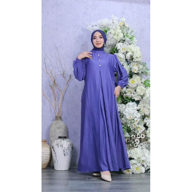 Jual Gamis Kancing Wanita Muslim Kekinian Best Seller Terbaru 2025 ...