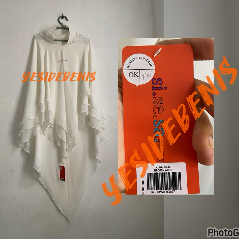 Jual NEW KHIMAR SISESA ORIGINAL SAUMAH WARNA BW | Shopee Indonesia