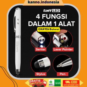 Jual TaffLED Pulpen 4in1 Bolpoin Senter Laser Pointer Pen dan Stylus ...