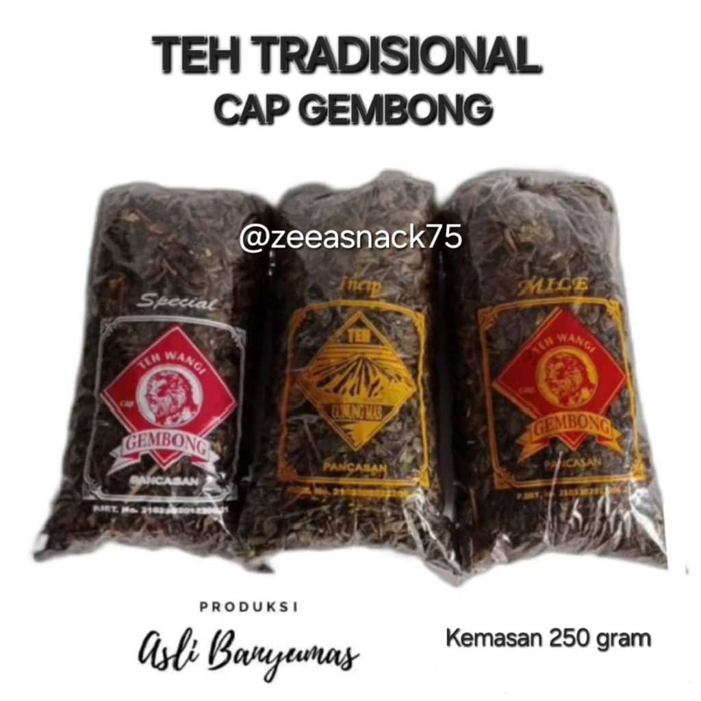 Jual (COD) TEH TRADISIONAL CAP GEMBONG 250gram | KHAS BANYUMAS | HARGA ...
