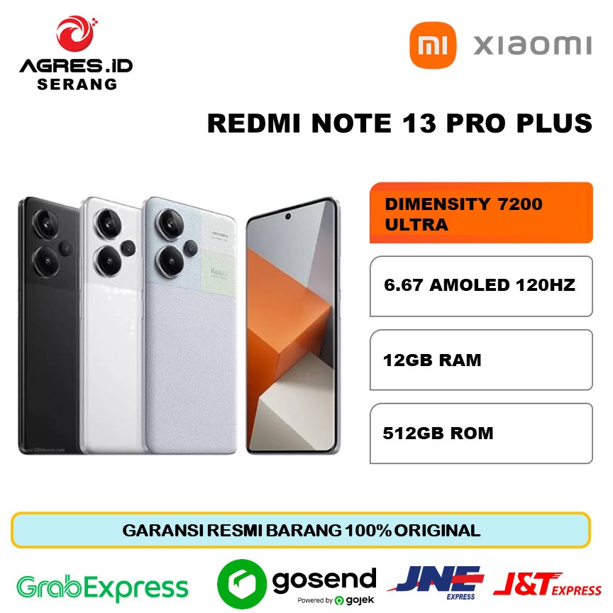 Jual Xiaomi Redmi Note 13 PRO+ PLUS 5G 12GB 512GB Garansi Resmi ...