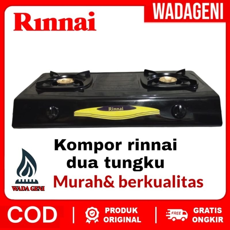 Jual kompor gas rinnai 2 tungku rekondisi (second) tipe 522 | Shopee Indonesia