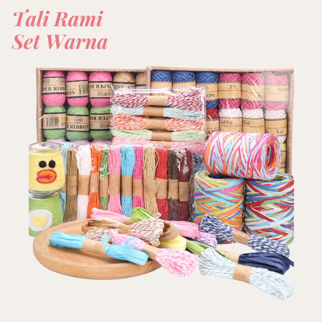 Jual Tali Rami Set 12 Warna | Shopee Indonesia