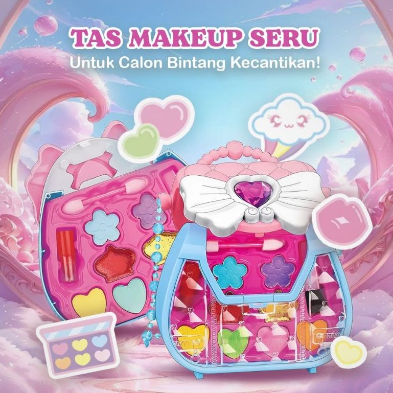 Jual Toy Studio Mainan Anak Perempuan Tas Makeup Salon Rias Make Up ...