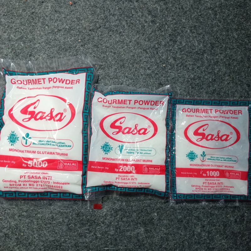 Jual [ecer] Sasa Gourmet Powder Micin Penyedap Rasa 5000 2000 1000 85 ...