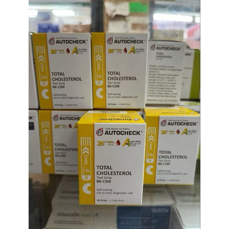 Jual strip autocheck kolestrol isi 10 pcs | Shopee Indonesia