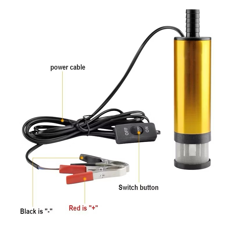 Jual MN Pompa Air Oli Minyak Solar Portable 12V Diesel pump | Shopee ...