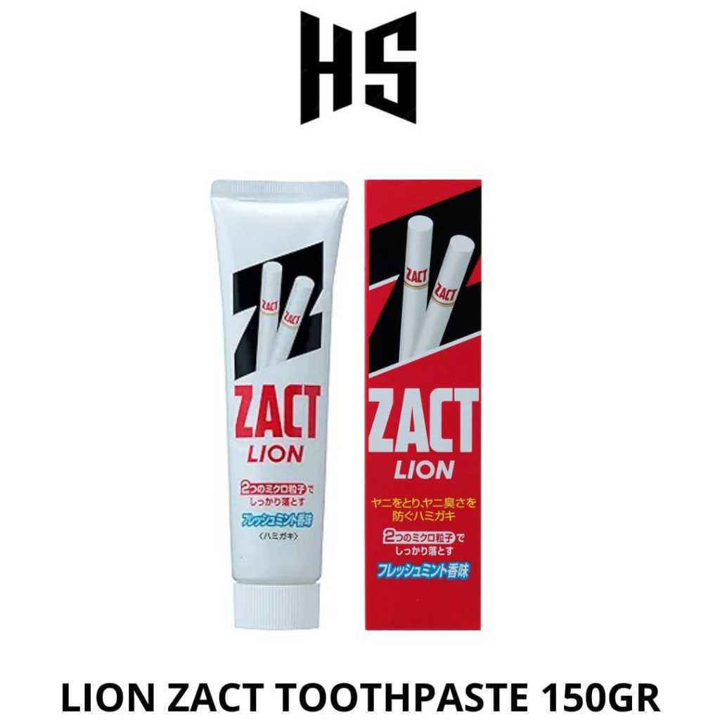 Jual Lion Zact Toothpaste Pasta Gigi for Smoker Perokok 150g original Japan | Shopee Indonesia