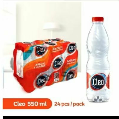 Jual Cleo Air Murni 550 ml , Perpax isi 24 Botol | Shopee Indonesia