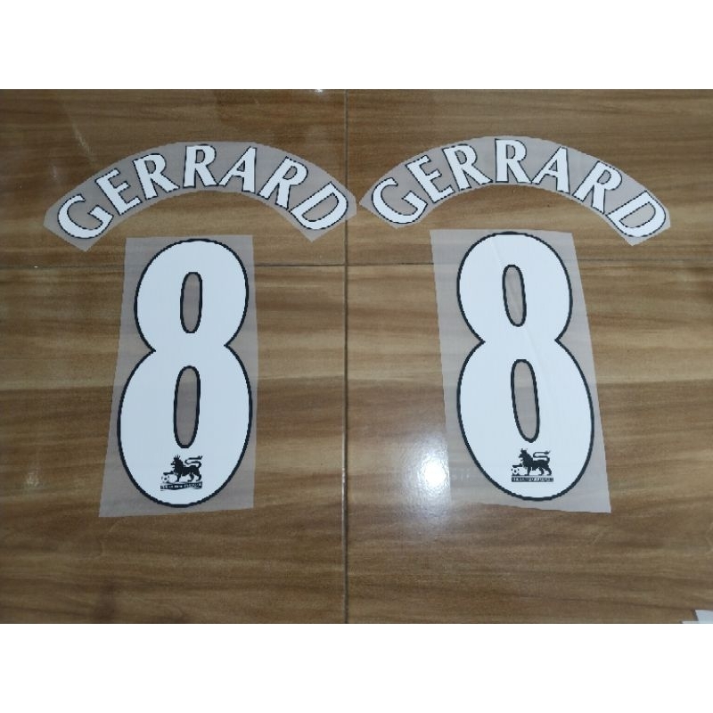 Jual NAMESET LIVERPOOL GERRARD RETRO | Shopee Indonesia