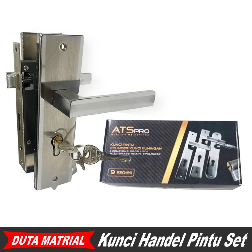 Jual ATS PRO Kunci Pintu Rumah Set / Handle Hendel Handel Pintu Set ...