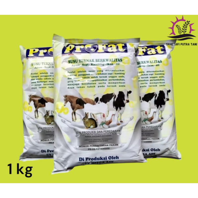 Jual Susu ternak berkwalitas ProFat 1kg untuk pengganti induk hewan ...