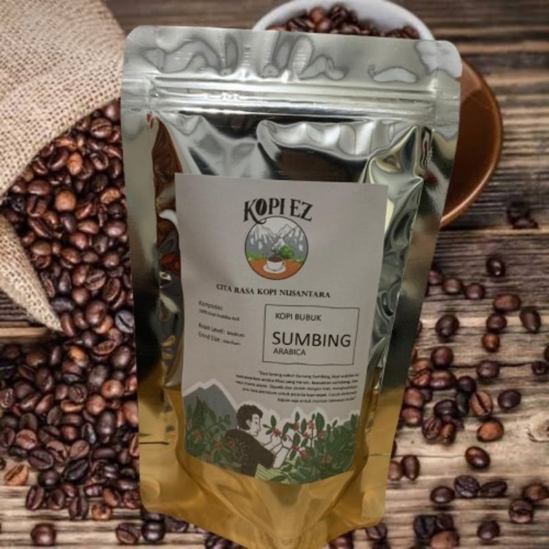 Jual Kopi Ez Sumbing Arabica 100g Medium Roast and Medium Grind Size Cita rasa Kopi Nusantara ...