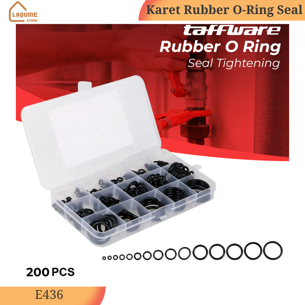 Jual Karet Rubber O-Ring Seal Tightening Multifungsi 200 PCS | Shopee Indonesia