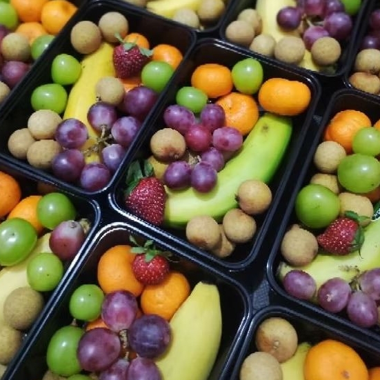 Jual [BARU KIRIM INSTAN/SAMEDAY] Snack Box Premium Buah Segar Enak ...