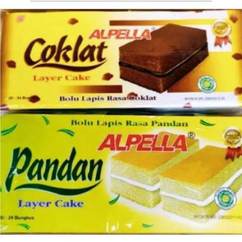 Jual Alpella Layer Cake / Bolu Lapis Alpella 24 x 8g | Shopee Indonesia