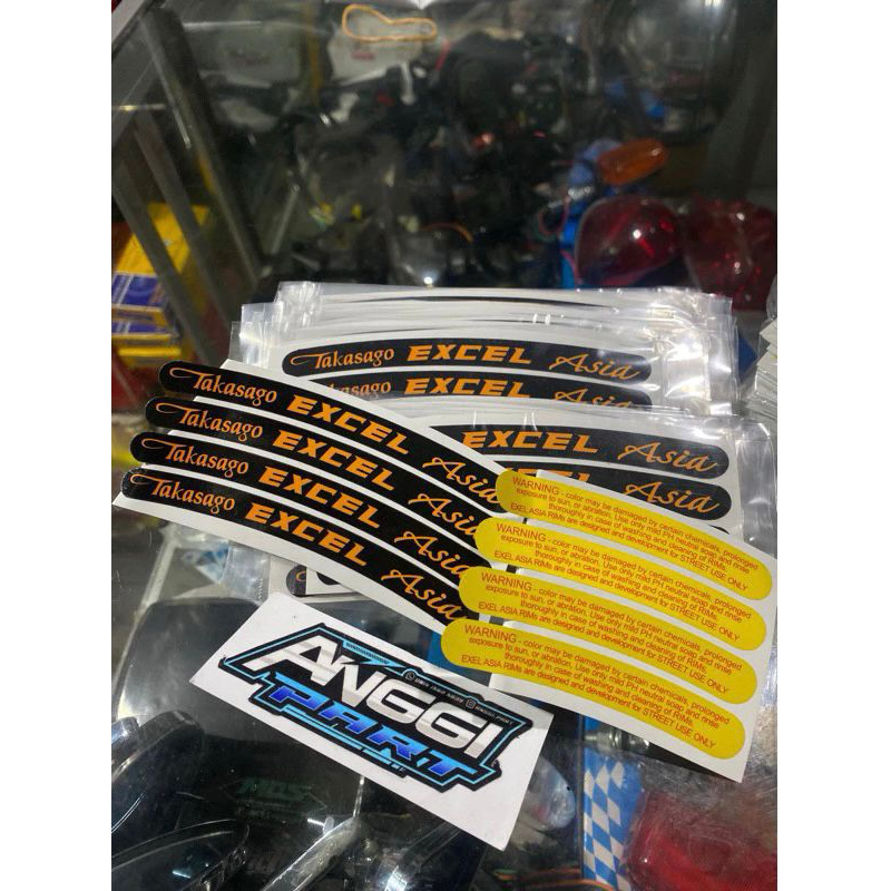 Jual STICKER LOGO VELG TAKASAGO EXCEL ASIA PRINT DAPAT 4 PCS | Shopee ...