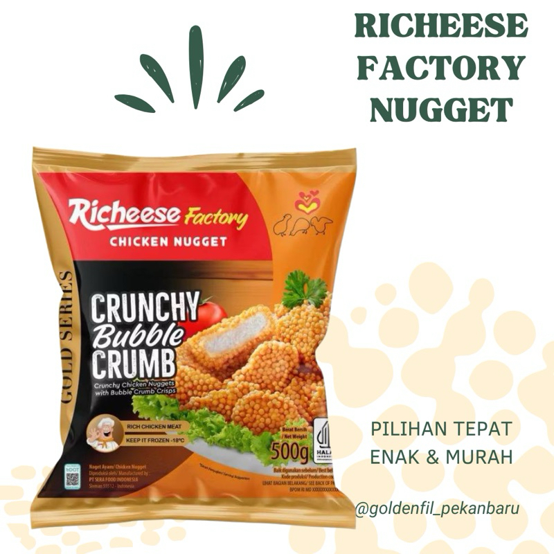 Jual Richeese factory Nugget crunchy 250g & 500g / ricis | Shopee Indonesia