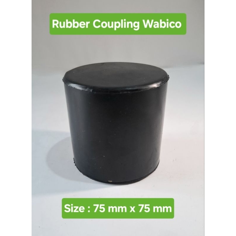 Jual Rubber Coupling wabieco 75 × 75 mm full karet mounting polos ...