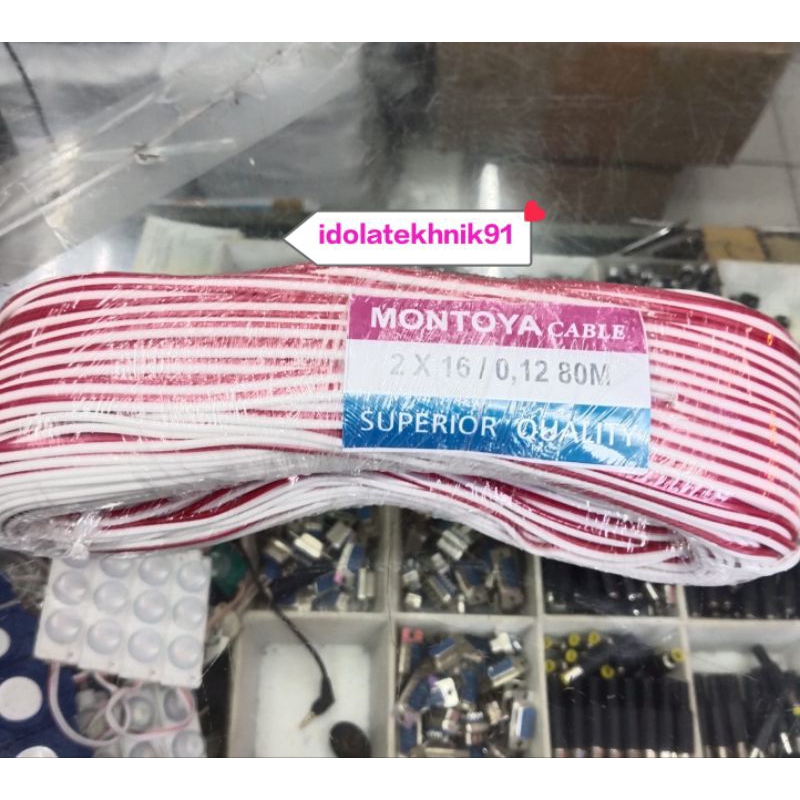 Jual Kabel MYZ 2x16 double serabut dan kabel NYZ 2x20 merah-putih 80M ...