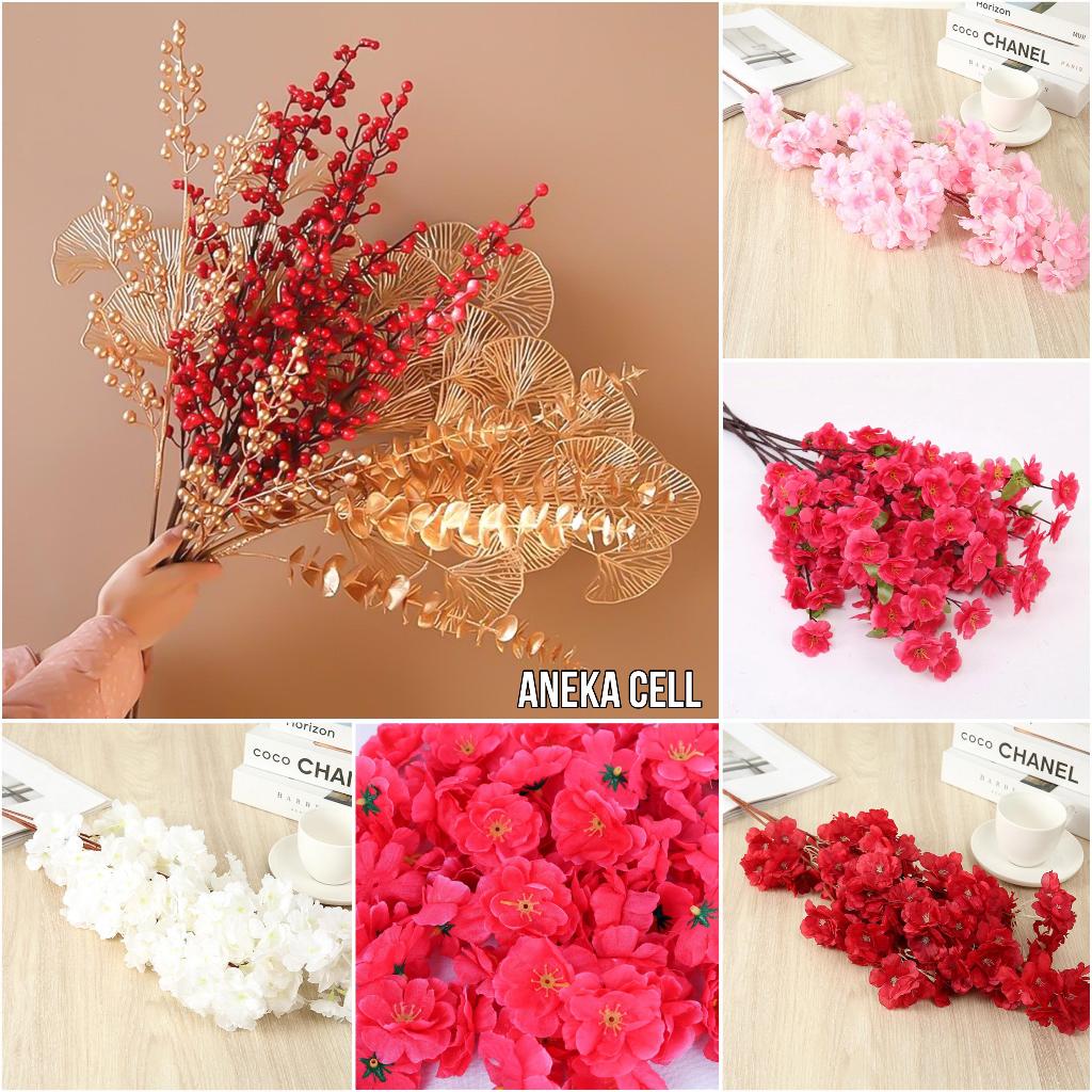Jual BUNGA POHON SAKURA CHERRY BLOSSOM IMLEK 2025 Bunga Meihua Anggrek ...