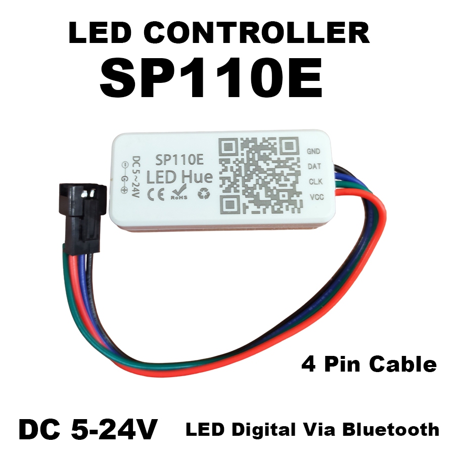 Jual LED Controller SP110E Bluetooth WS2812 WS2812B kontroler RGB ...