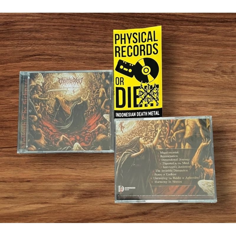 Jual CD DISEMBODIED - THE INVISIBLE DIMENSION | Shopee Indonesia