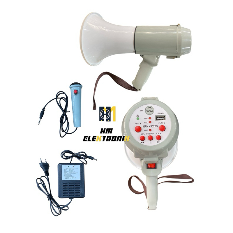 Jual Megaphone Narae 3520s with batterai charge pengeras suara toa demo ...