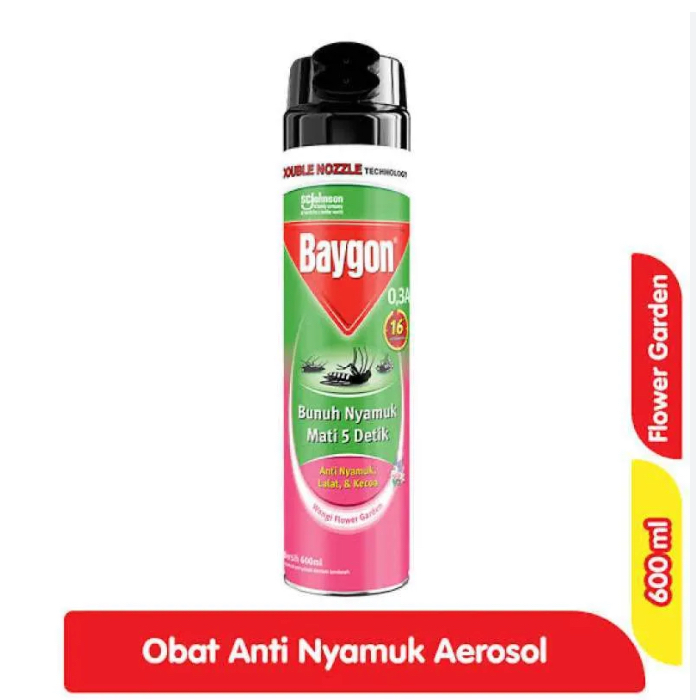 Jual Baygon 600ml / Baygon Aerosol 600ml Spray Botol | Shopee Indonesia
