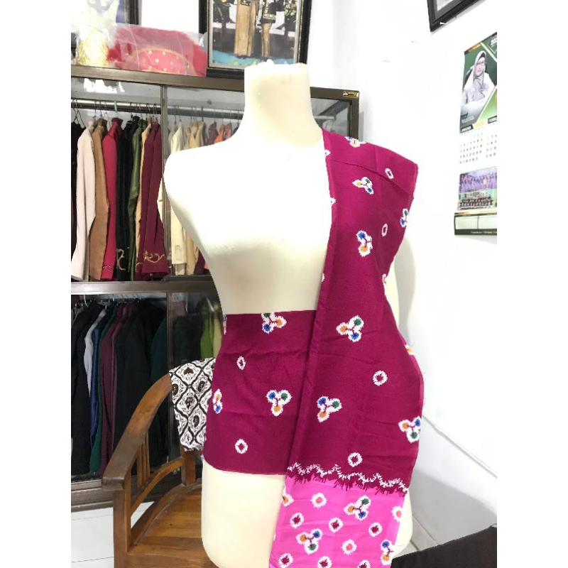 Jual angkin jumputan instan tali + selendang jumputan | Shopee Indonesia