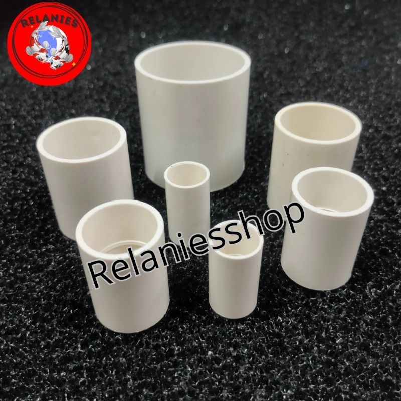 Jual sock lurus soket sambungan pipa pipe U-Pvc white | Shopee Indonesia