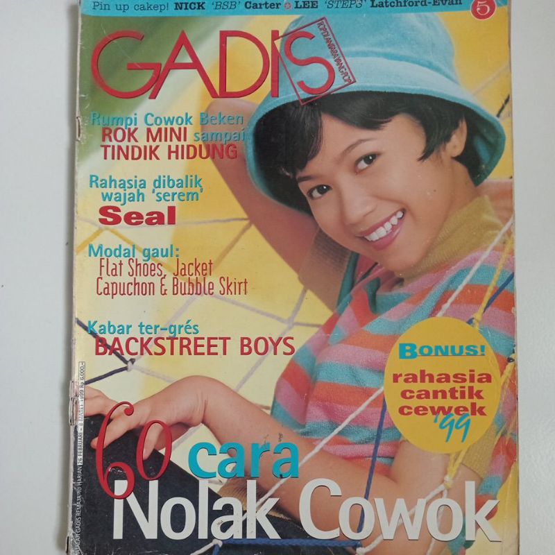 Jual Majalah Gadis Tahun 1999 Cover Aliyah | Shopee Indonesia