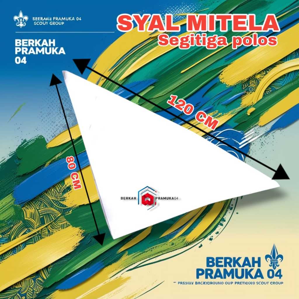 Jual Slayer syal scraf mitela segitiga putih polos bahan kain halus ...