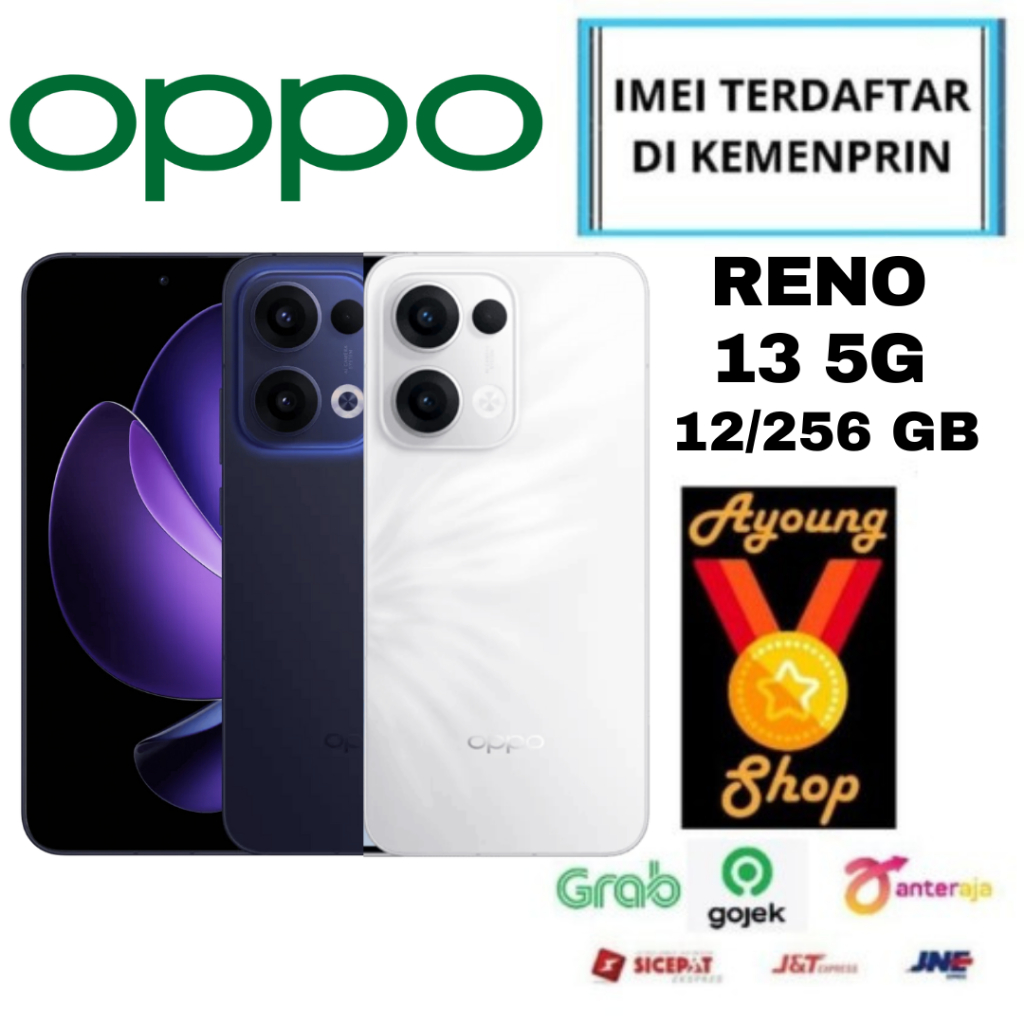 Jual OPPO RENO 13 5G 12/256GB GARANSI RESMI OPPO INDONESIA | Shopee Indonesia