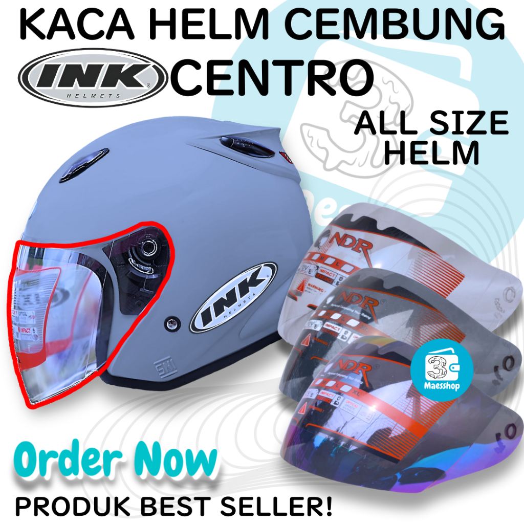 Jual Kaca Helm INK CENTRO / INK METRO Visor Helmet CEMBUNG venom open ...