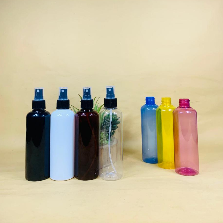 Jual Botol Spray 250 ml / Botol Pet 250 ml - Tutup Spray Hitam / Botol Spray Variant Warna ...