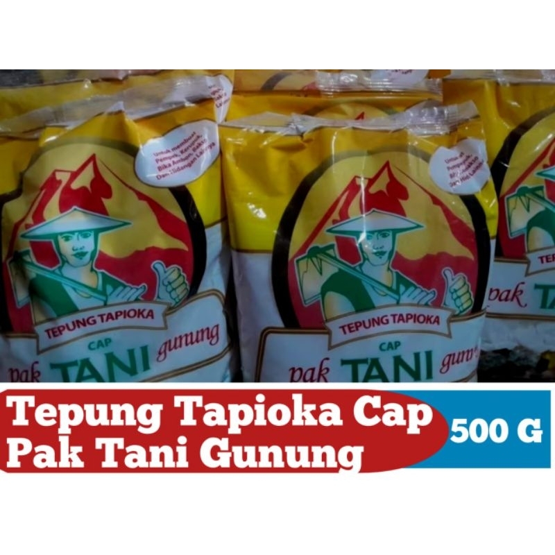 Jual Tepung Tapioka Cap Pak Tani Gunung 500 g | Shopee Indonesia