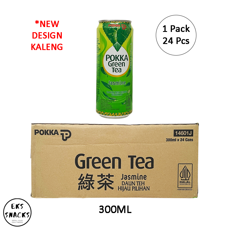 Jual Pokka Green Tea Jasmine Kaleng 300ML [1 Dus 24 Kaleng] | Shopee ...