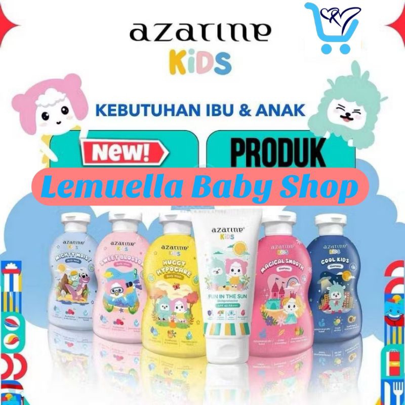 Jual Azarine Kids Skincare Series (Sun Skin Protector | Body Wash ...