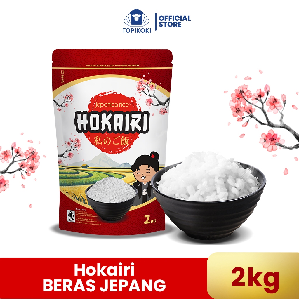 Jual Hokairi Beras Jepang (Japonica Rice) 2 kg | Shopee Indonesia