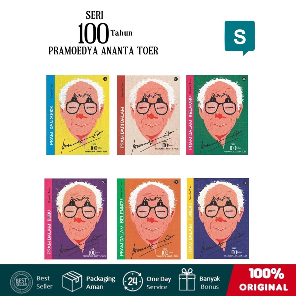 Jual Paket 6 Buku Seri 100 Tahun Pramoedya Ananta Toer (Pataba Press ...