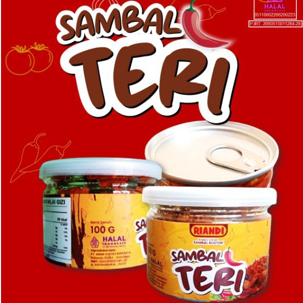 Jual SAMBAL TERI RIANDI, SAMBEL TERI RIANDI | Shopee Indonesia