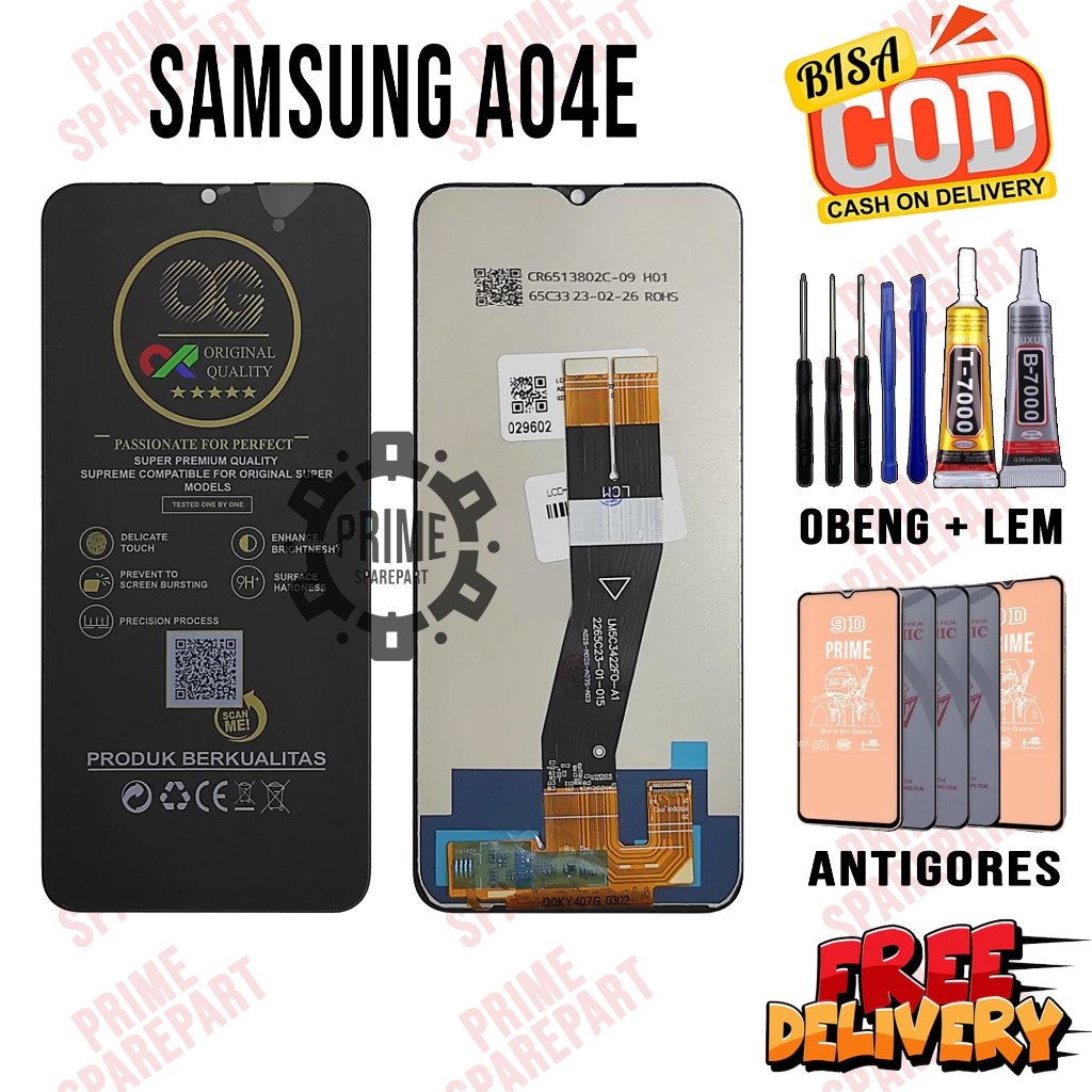 Jual Lcd SAMSUNG A04E Original Oem Lcd Touchscreen SAMSUNG A04E Fullset | Shopee Indonesia