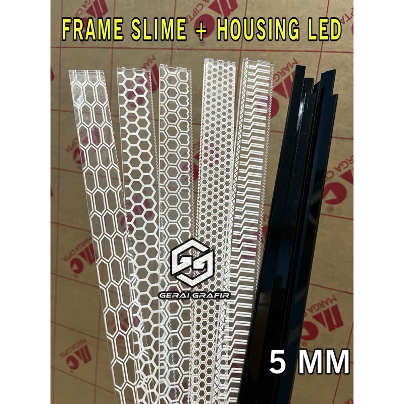 Jual Akrilik Grafir Batangan dan Housing Led / Frame Slime Akrilik ...